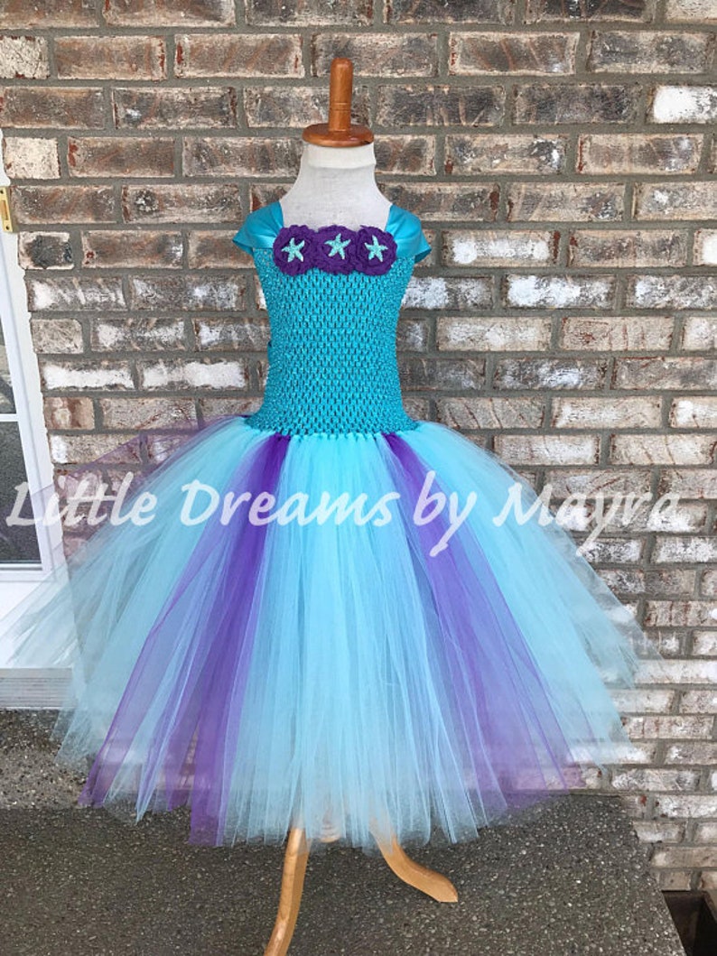Under the Sea Inspired Tutu Dress Purple and Turquoise - Etsy