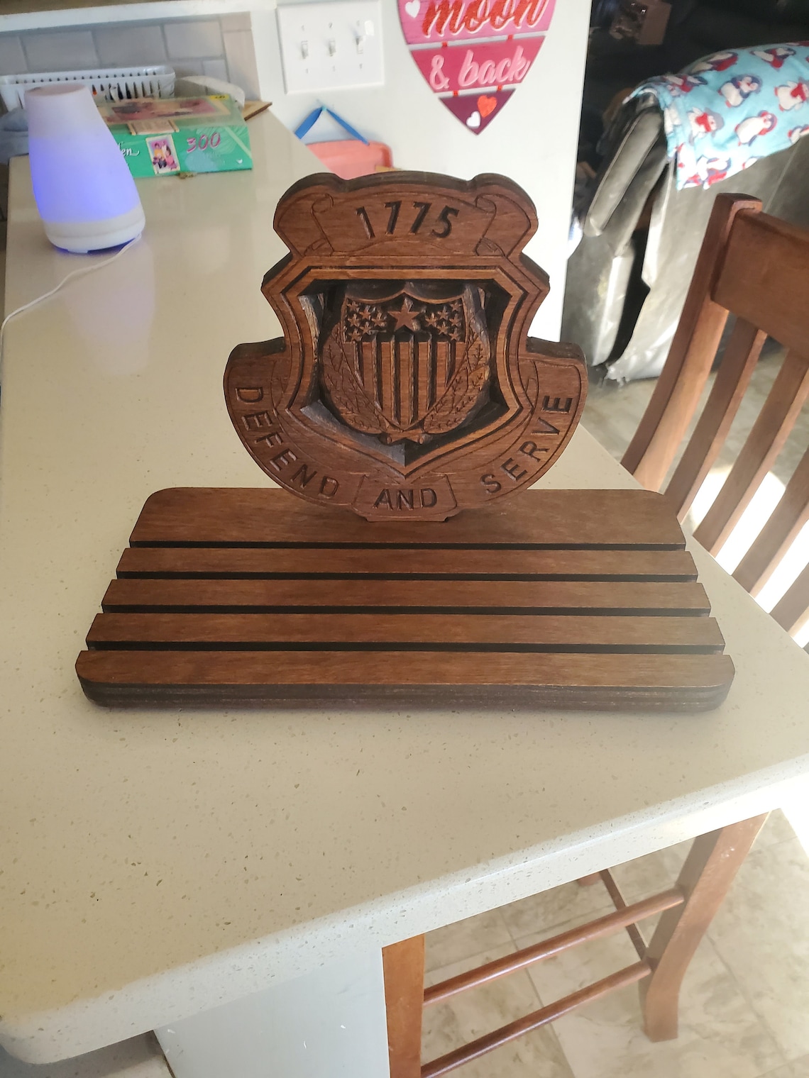 Wooden Challenge Coin Holder - Etsy