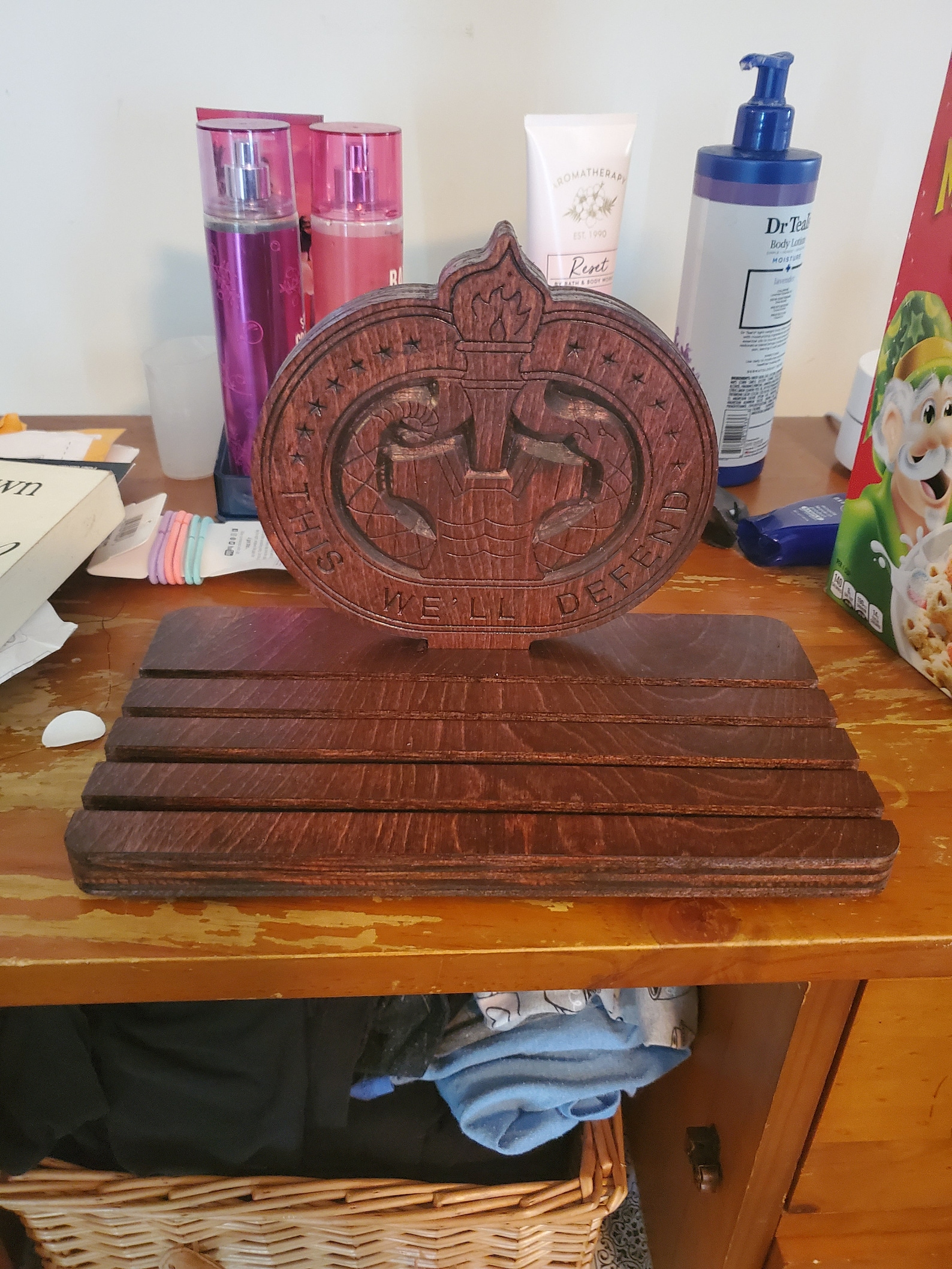 Custom Wooden Challenge Coin Holder - Etsy