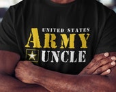US Army Uncle Shirt Proud Army Uncle Tshirt United States - Etsy