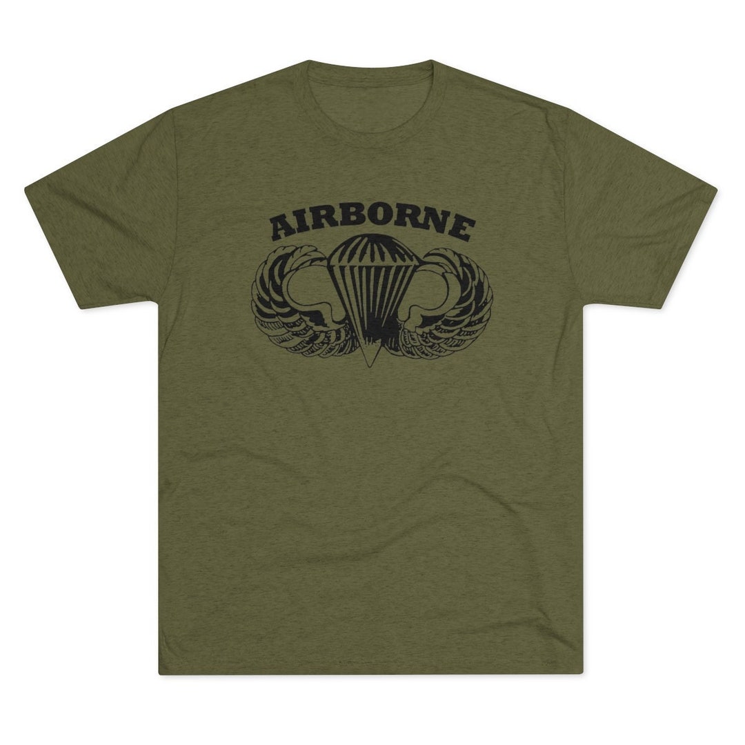 Army Airborne Wings T-shirt Airborne Ranger Wings Badge Shirt - Etsy