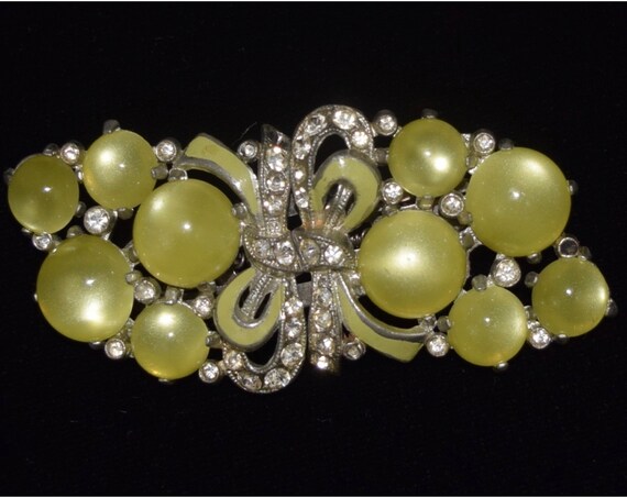 30’s Exquisite Brooch with Patent No. – Design and En… - Gem