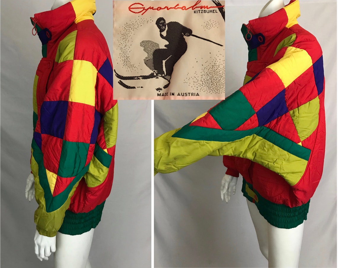 Vintage Austrian Ski Jacket – Stunning on the Slopes or Streets in Bold ...