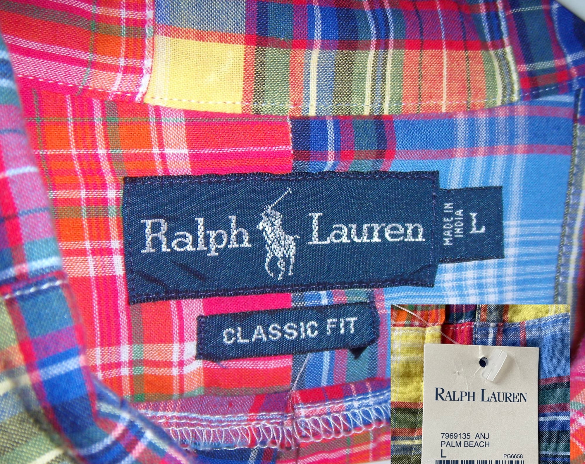 Ralph Lauren Patchwork Shirt for Men or Women. 3 Individual - Etsy