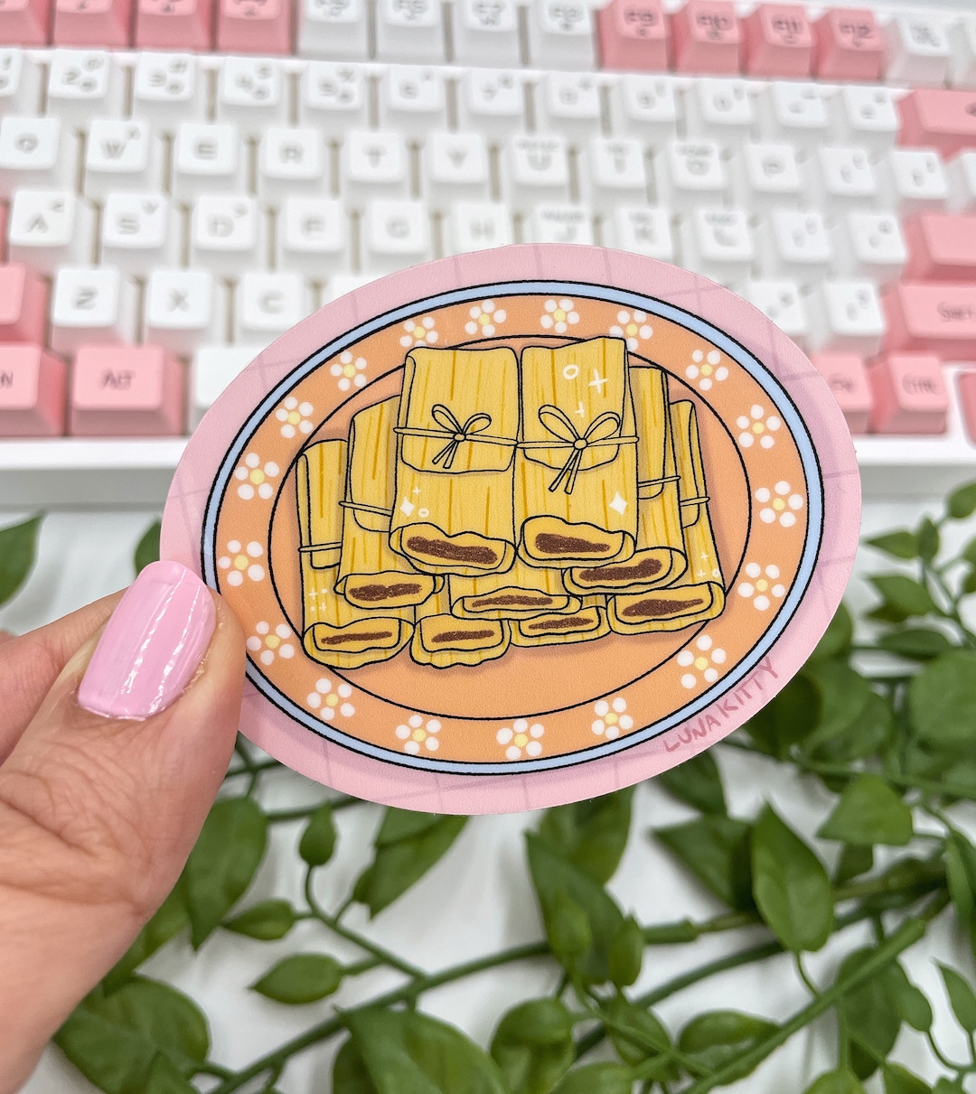 Tamales Vinyl Sticker, Mexican Food Vinyl Sticker, Cute Tamales Sicker ...