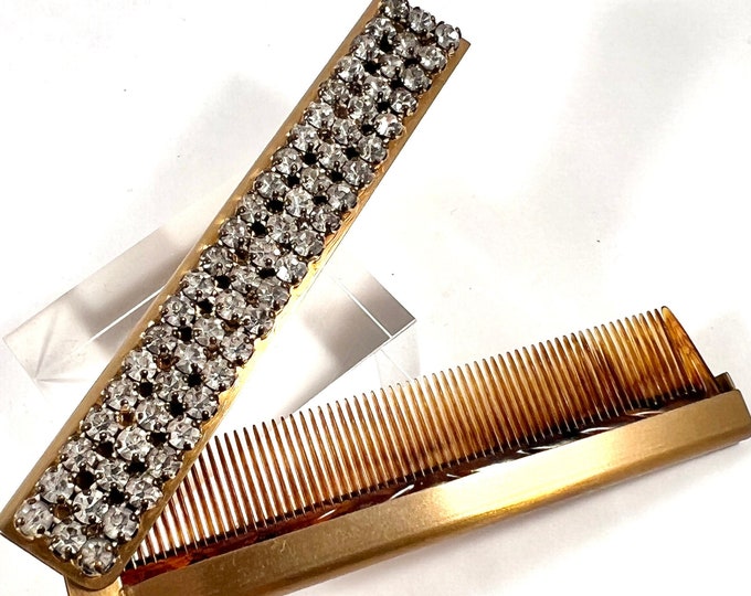 RESERVE Coleen Vintage Rhinestone Folding Comb, Perfalip Trickettes by ...