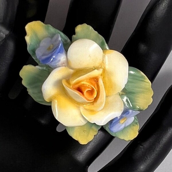 Porcelain Brooch - Etsy