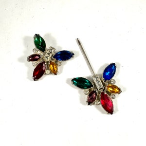 Vintage Rhinestone Hat Pin, Multi Colored Rhinestone Stick Pin for ...