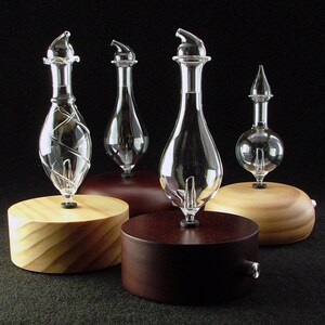 Aromis Aromatherapy Diffuser Wood and Glass solum Nox Vitis - Etsy