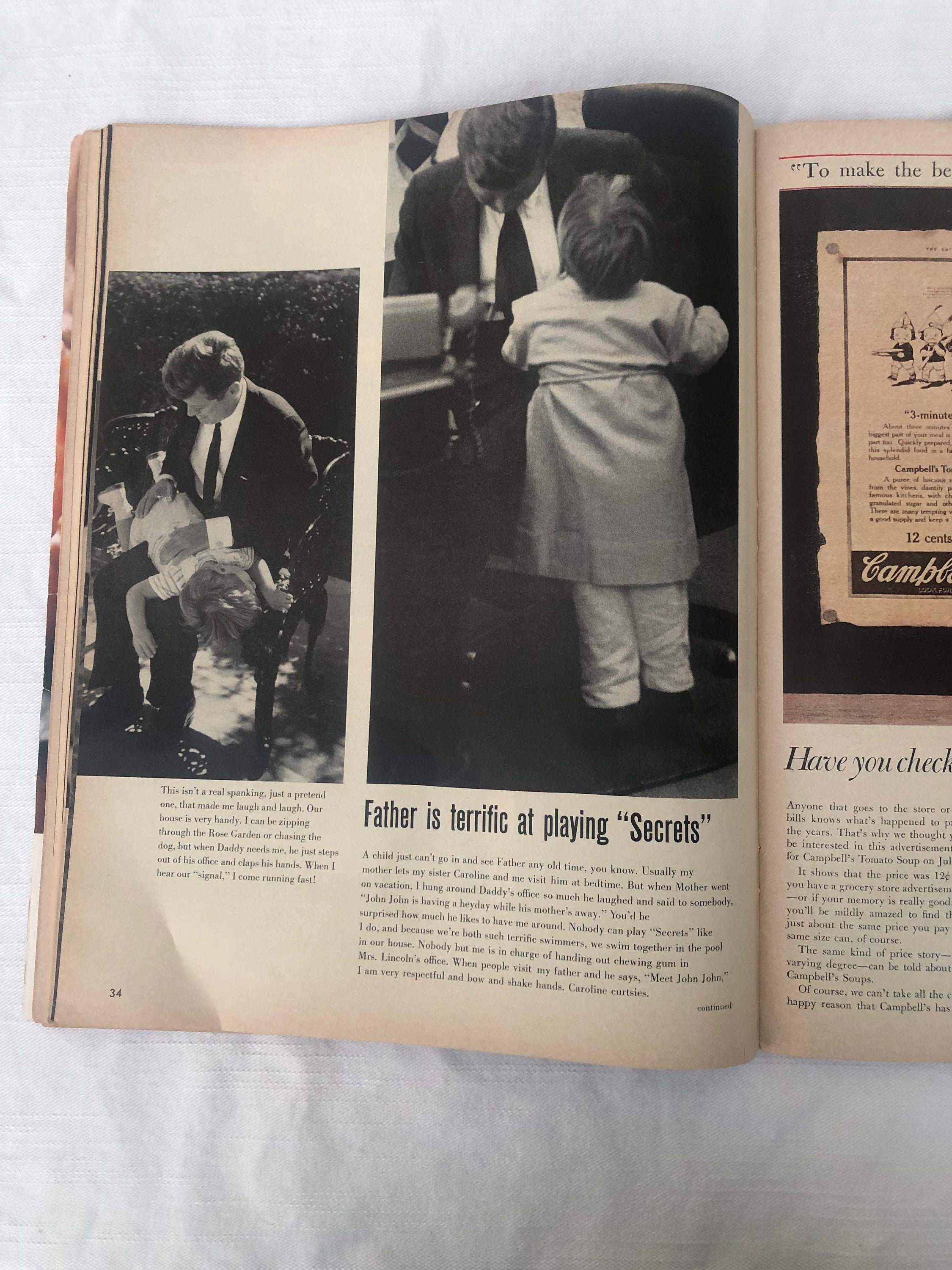 LOOK Magazine December 3rd 1963 Vintagepresident John F. Kennedy ...