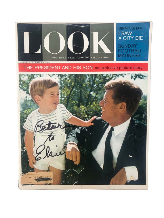 LOOK Magazine December 3rd 1963 Vintagepresident John F. - Etsy