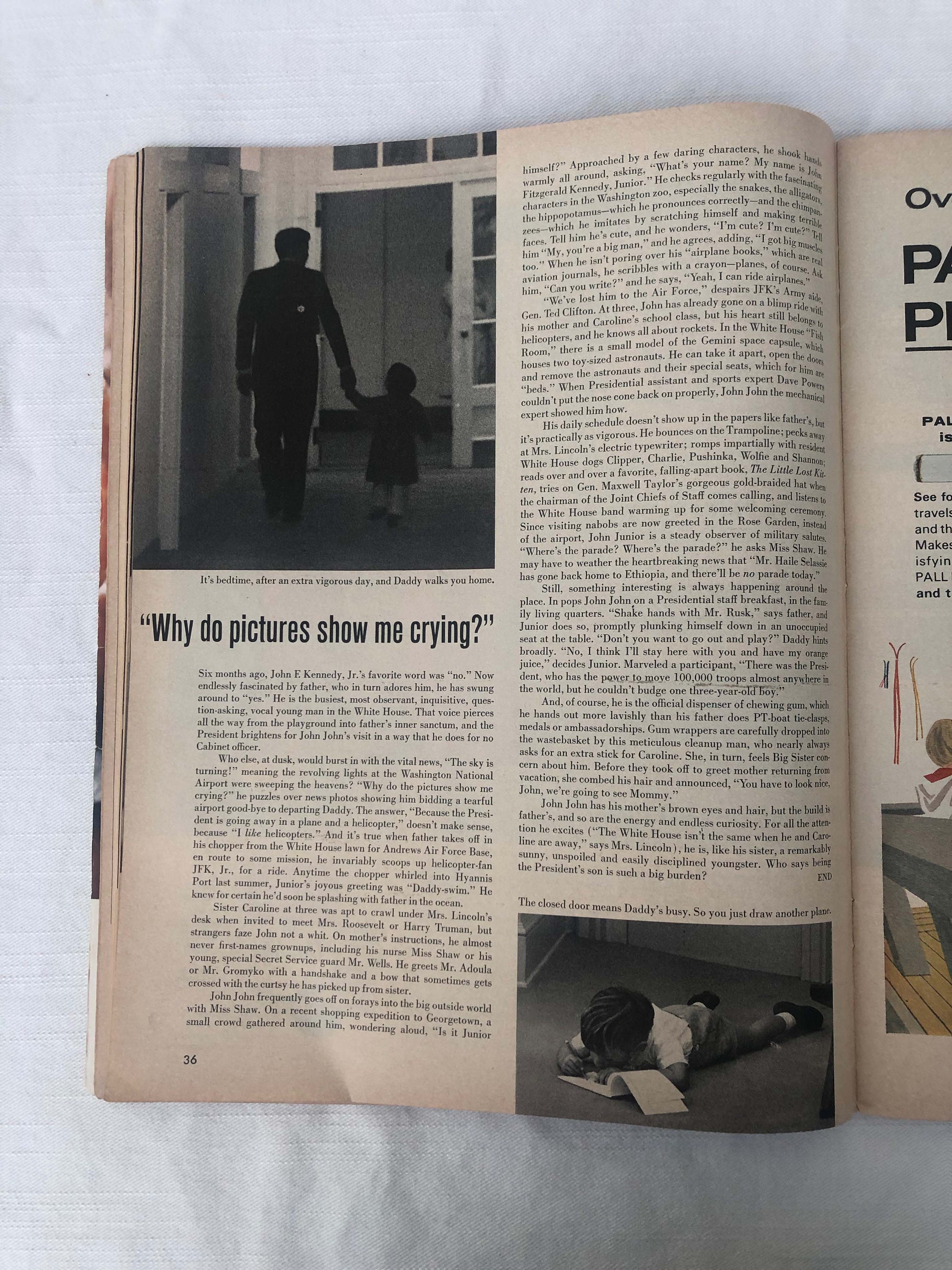 LOOK Magazine December 3rd 1963 Vintagepresident John F. Kennedy ...
