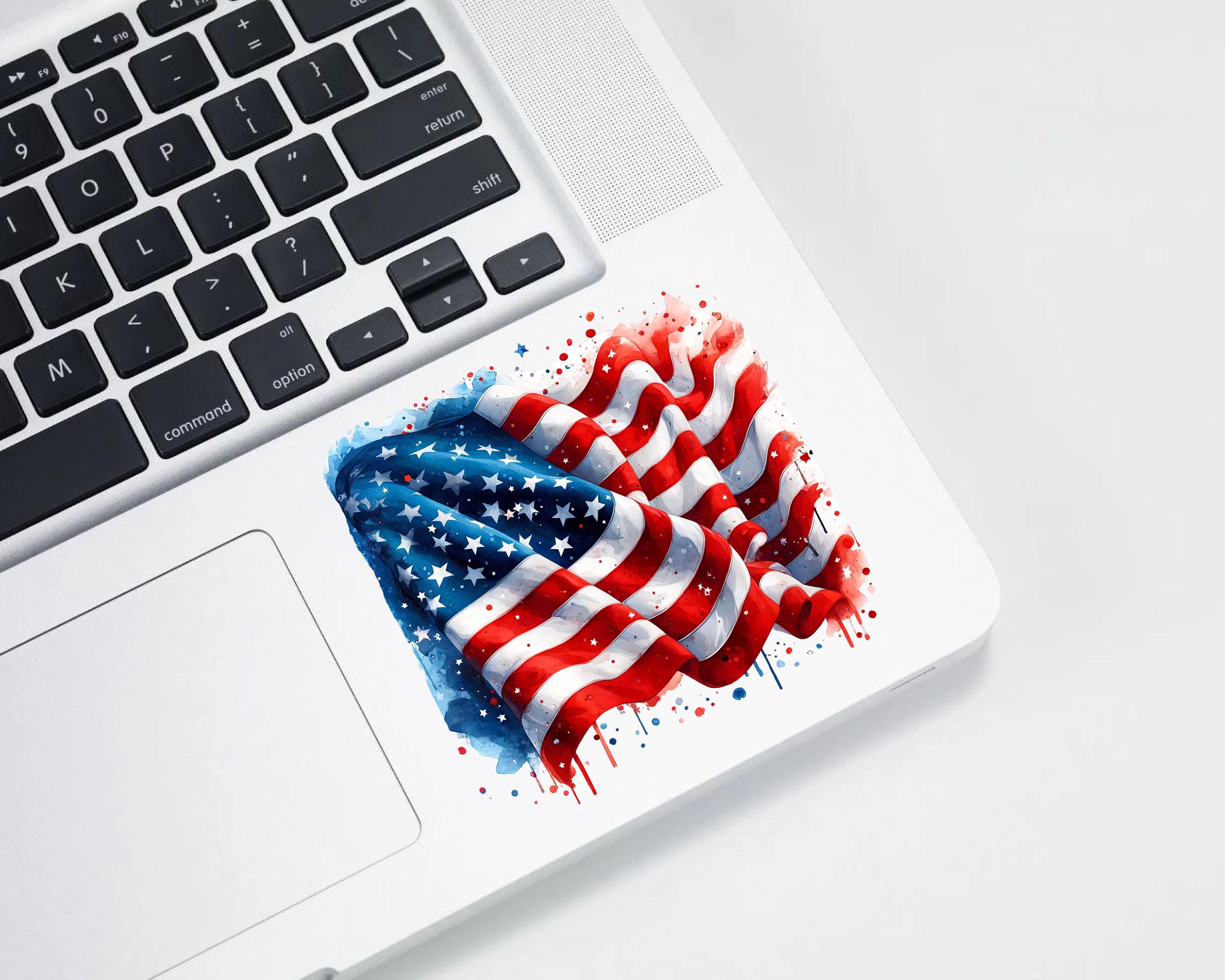 American Flag UV DTF Transparent Decal / Sticker You Choose Size - Etsy
