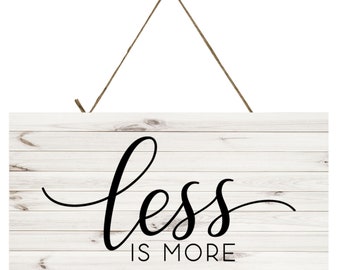 Less is More | Etsy