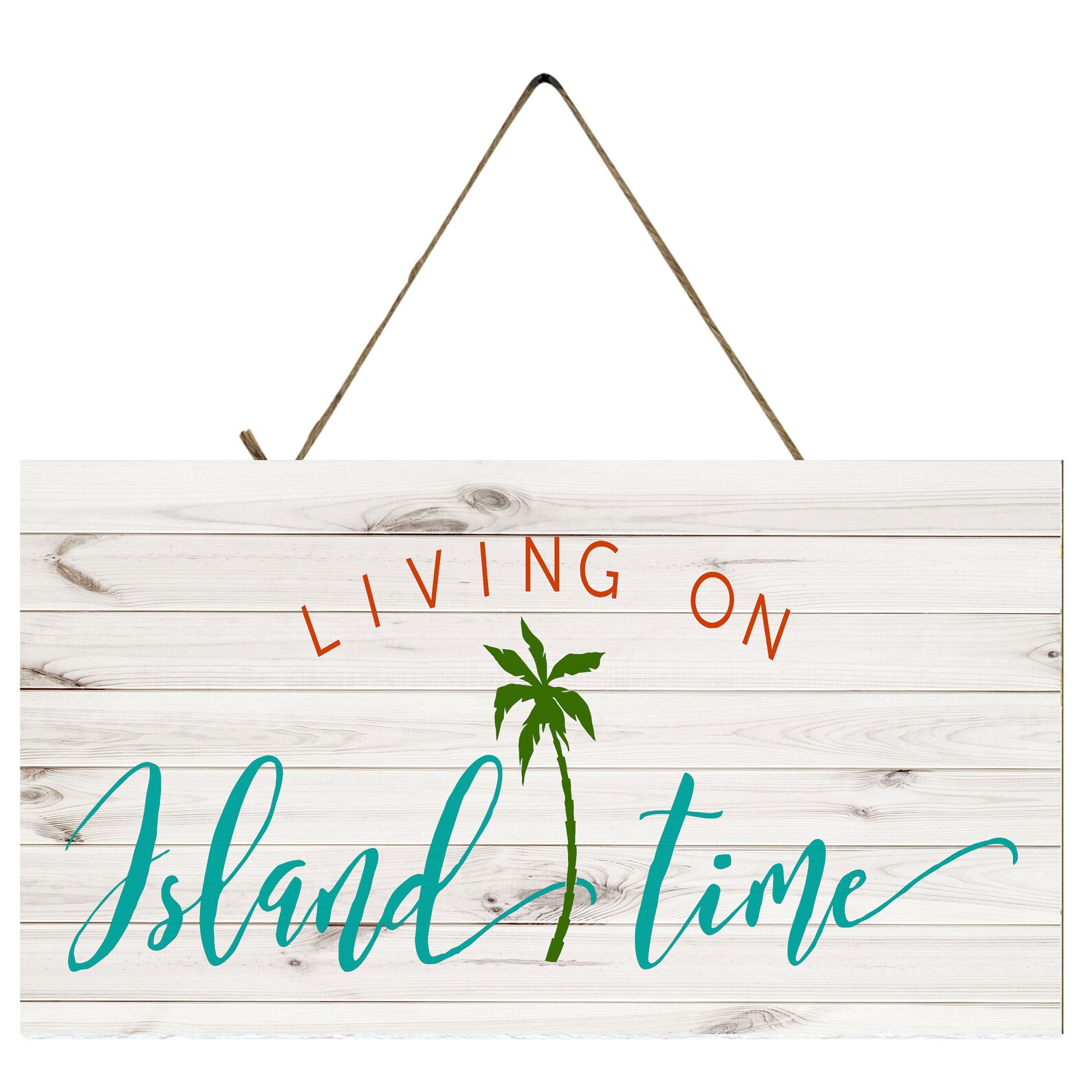 Living on Island Time Printed Handmade Wood Sign - Etsy
