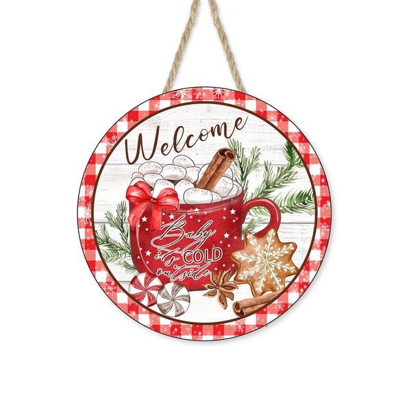 Christmas Sign Round - Etsy