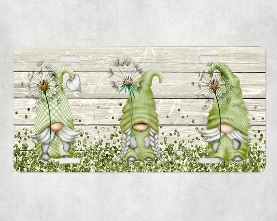 Dandelion Gnomes Aluminum Front License Plate - Etsy