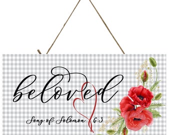 Wood Beloved Sign - Etsy