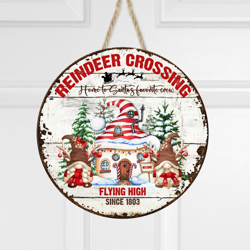 Reindeer Sign - Etsy