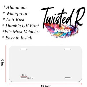 Pheasant Hunting Dog Vanity Decorative Front License Plate Cute Car ...