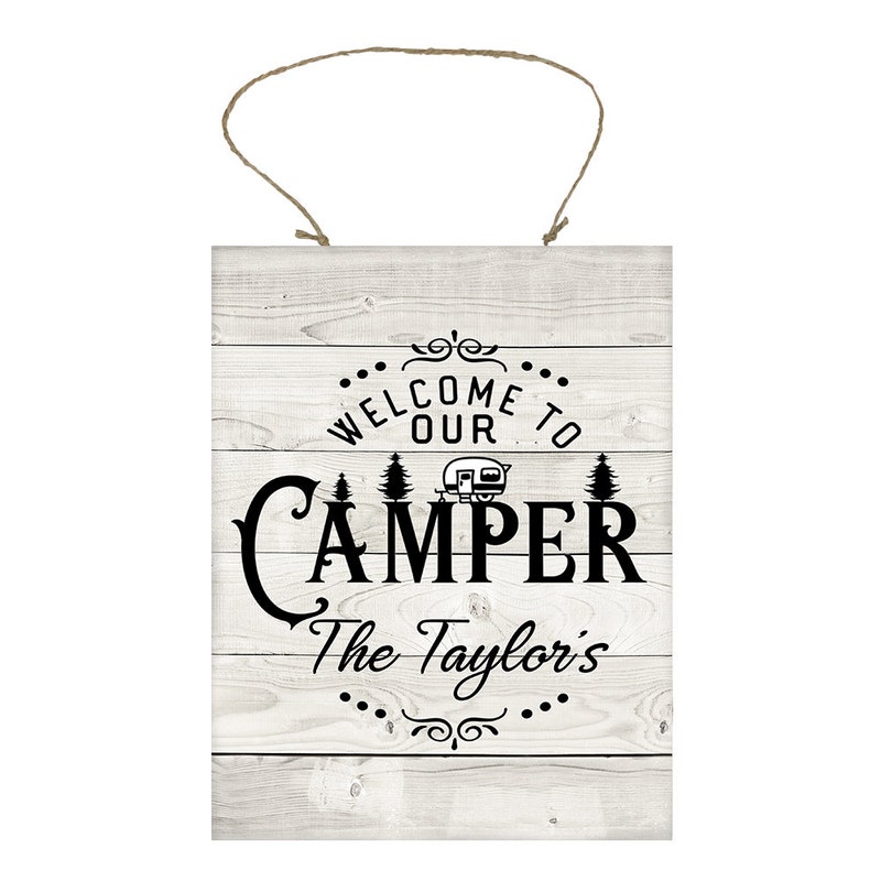 Welcome Camper Sign - Etsy