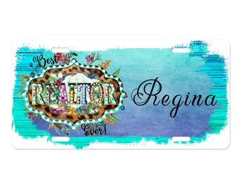 License Plate Realtor - Etsy