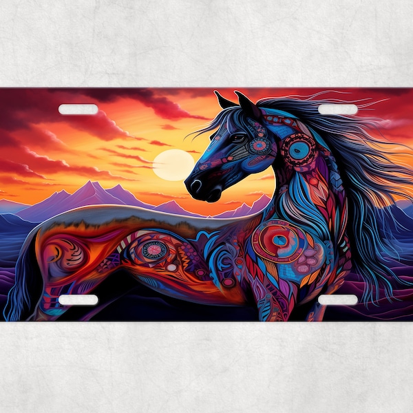 Native American License Plate Frame - Etsy