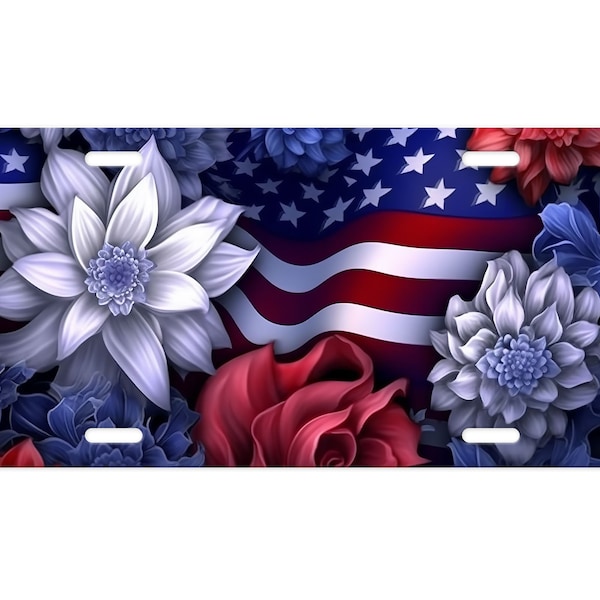 Patriotic Front License Plate - Etsy