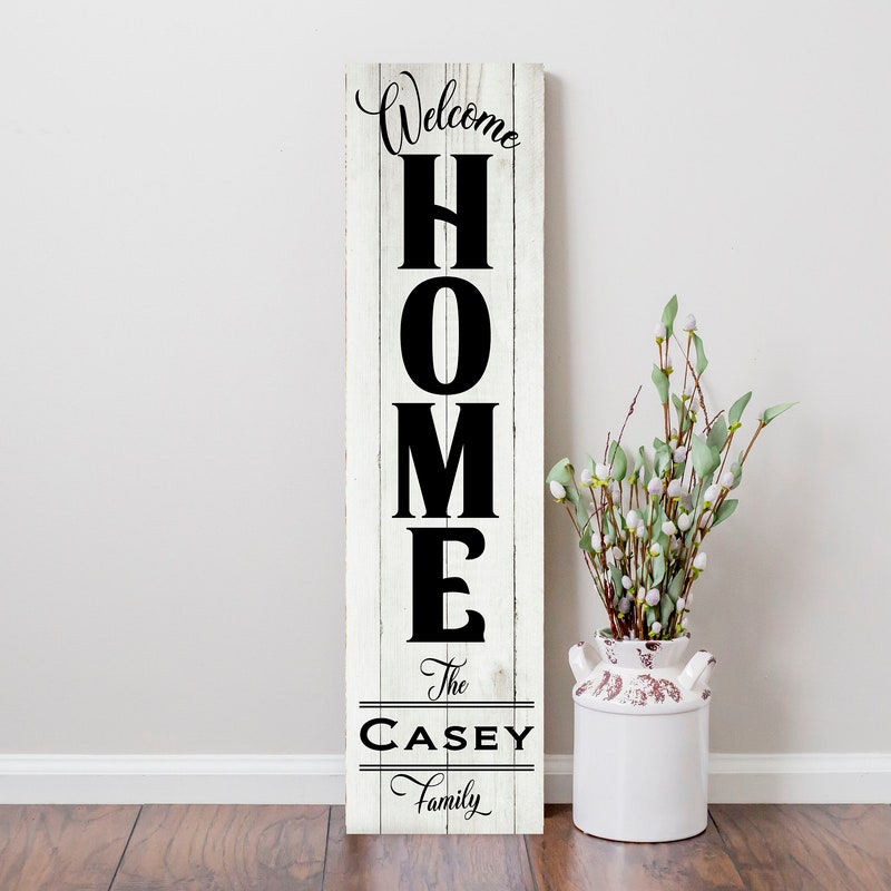 Vertical Welcome Sign - Etsy