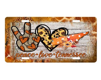 Love License Plate - Etsy