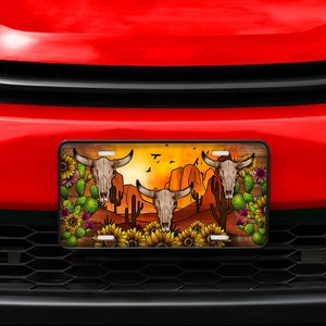 Desert Scene Aluminum Front License Plate - Etsy