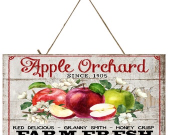 Apple Orchard Sign - Etsy