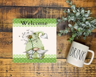 Dandelion Welcome Sign - Etsy