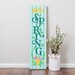 24 Inch Hello Spring Vertical Wood Print Sign - Etsy