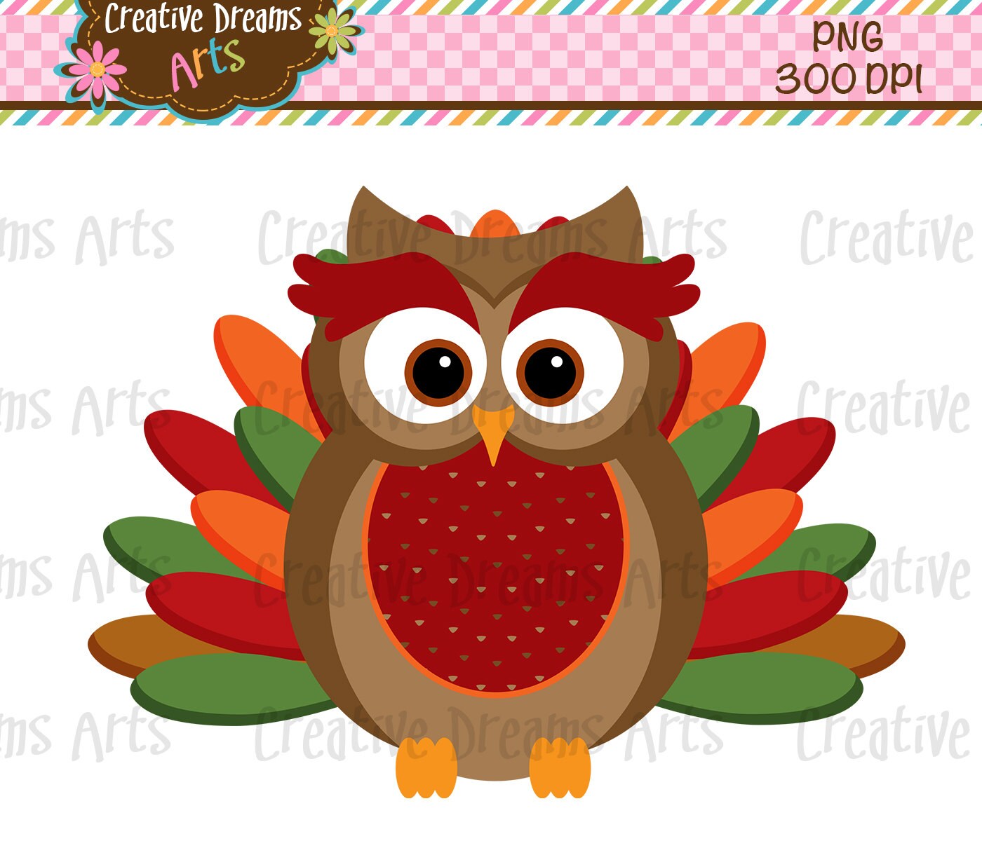 Autumn Owls Clipart Instant Download | Etsy