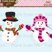 Snowman Digital Clip Art Instant Download - Etsy