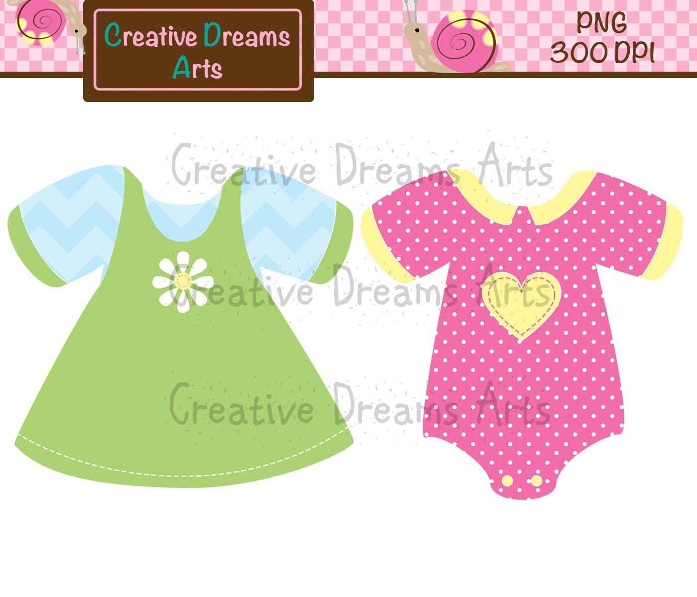 Baby Girl Digital Clipart Instant Download - Etsy