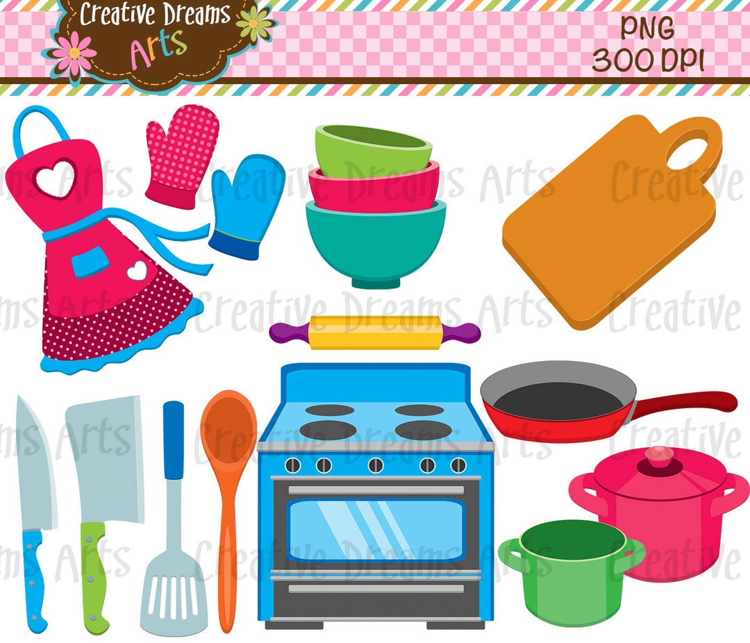 Cooking Digital Art Instant Download - Etsy