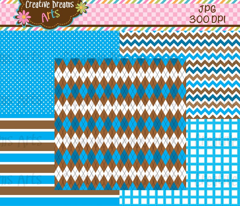 Sock Monkey Blue/green Digital Clip Art Instant Download | Etsy