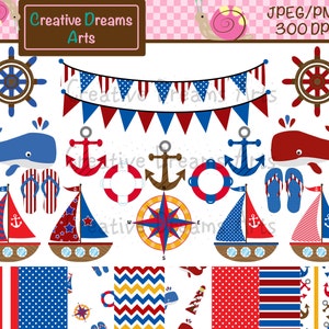Nautical Digital Art Instant Download - Etsy