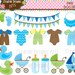 Baby Boy Digital Clipart Instant Download - Etsy