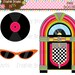 The 50's Digital Clip Art Instant Download - Etsy