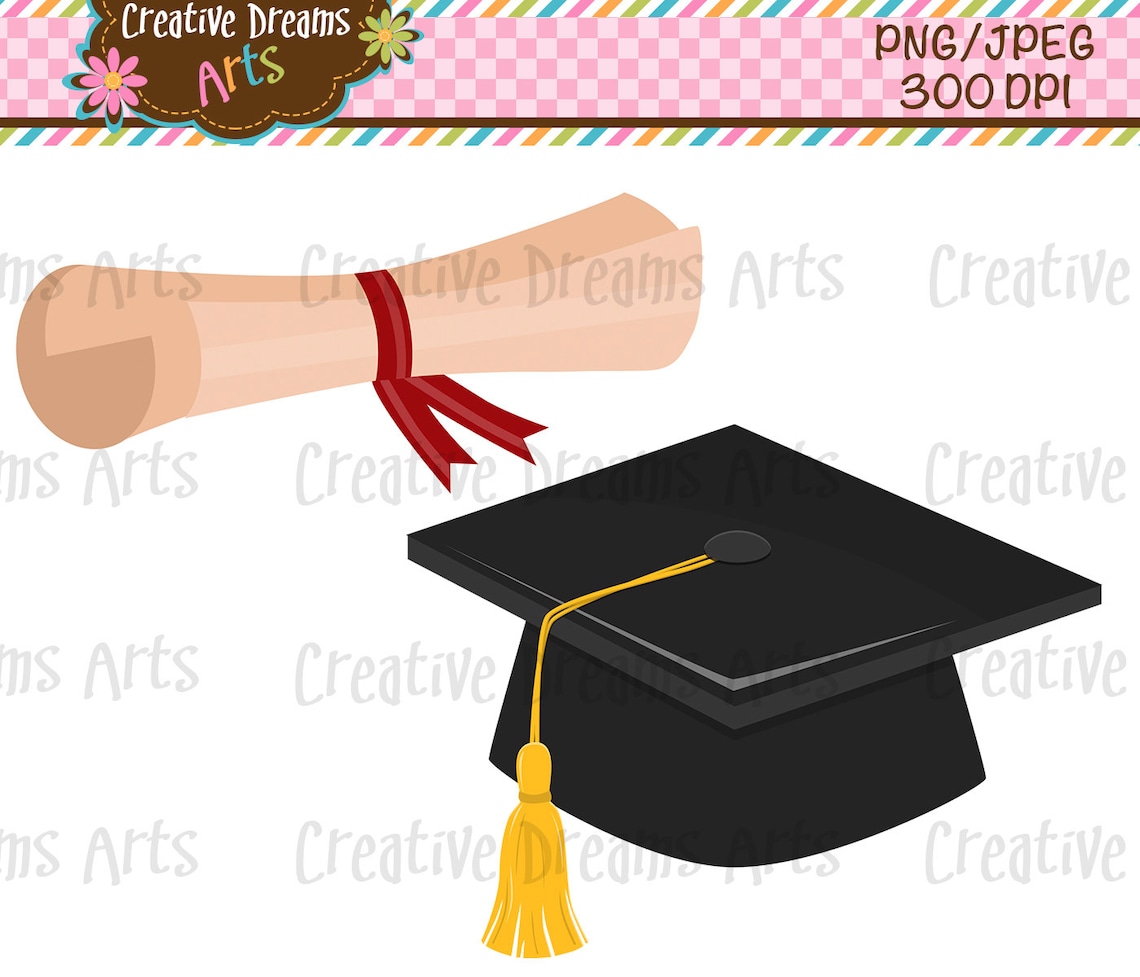 Graduation Clip Art Instant Download | Etsy