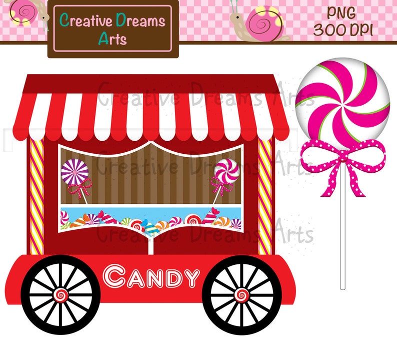 Red Candy Digital Clip Art Instant Download - Etsy