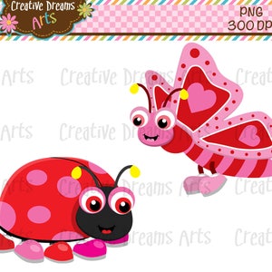 Love Bugs Digital Clip Art Instant Download - Etsy