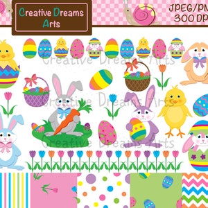 40% Off! Easter Digital Clip Art Instant Download - Etsy