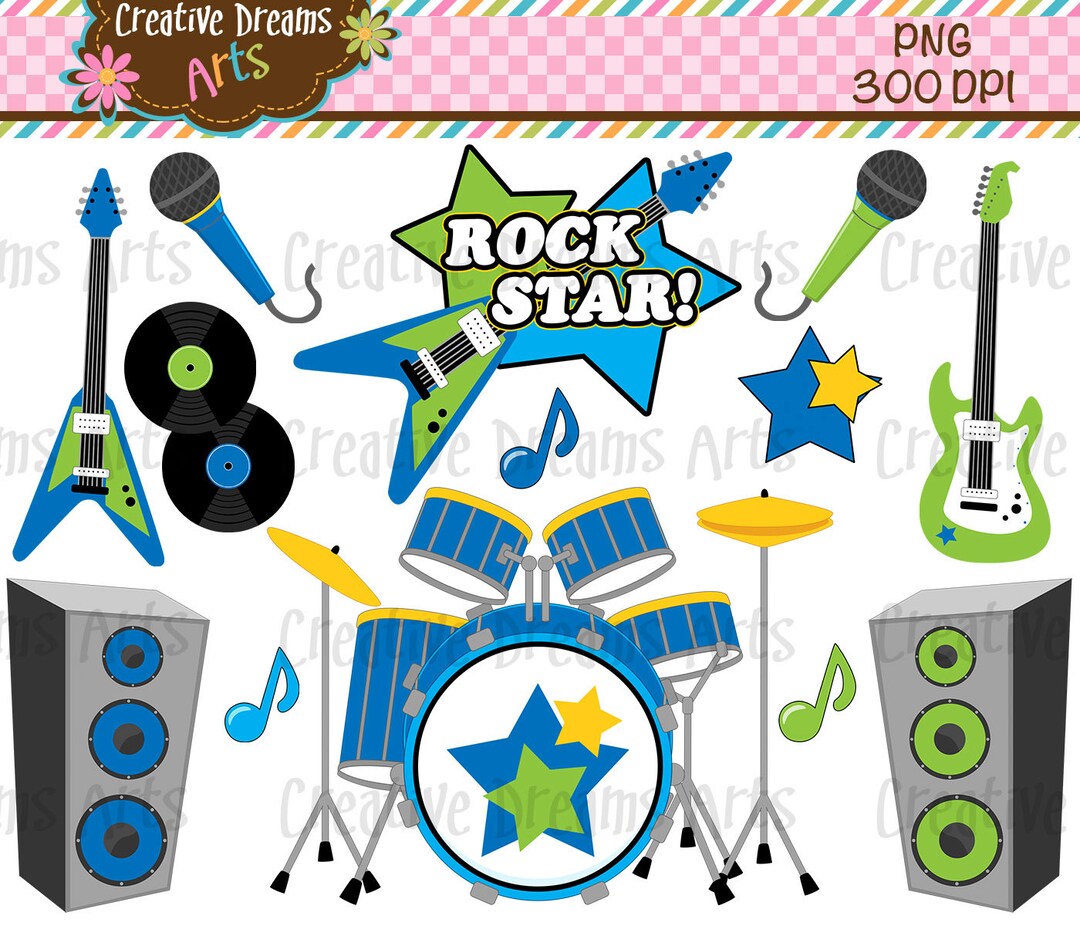 Boys Rock Digital Art Instant Download - Etsy