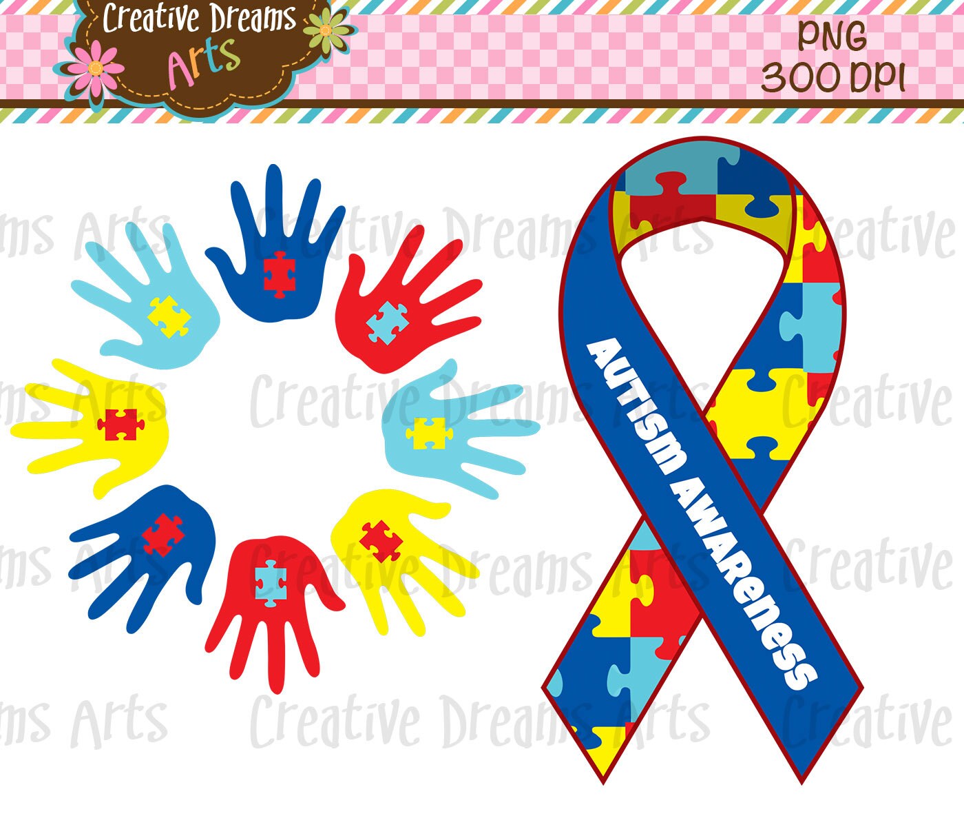 Autism Awareness Digital Art Instant Download - Etsy