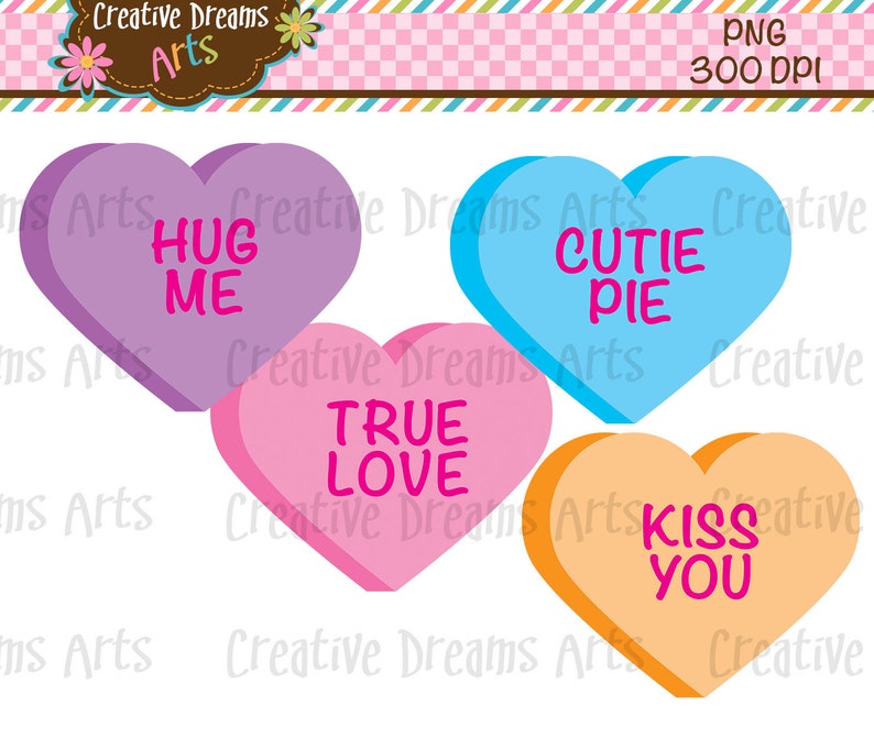 Sweethearts Digital Clip Art Instant Download | Etsy