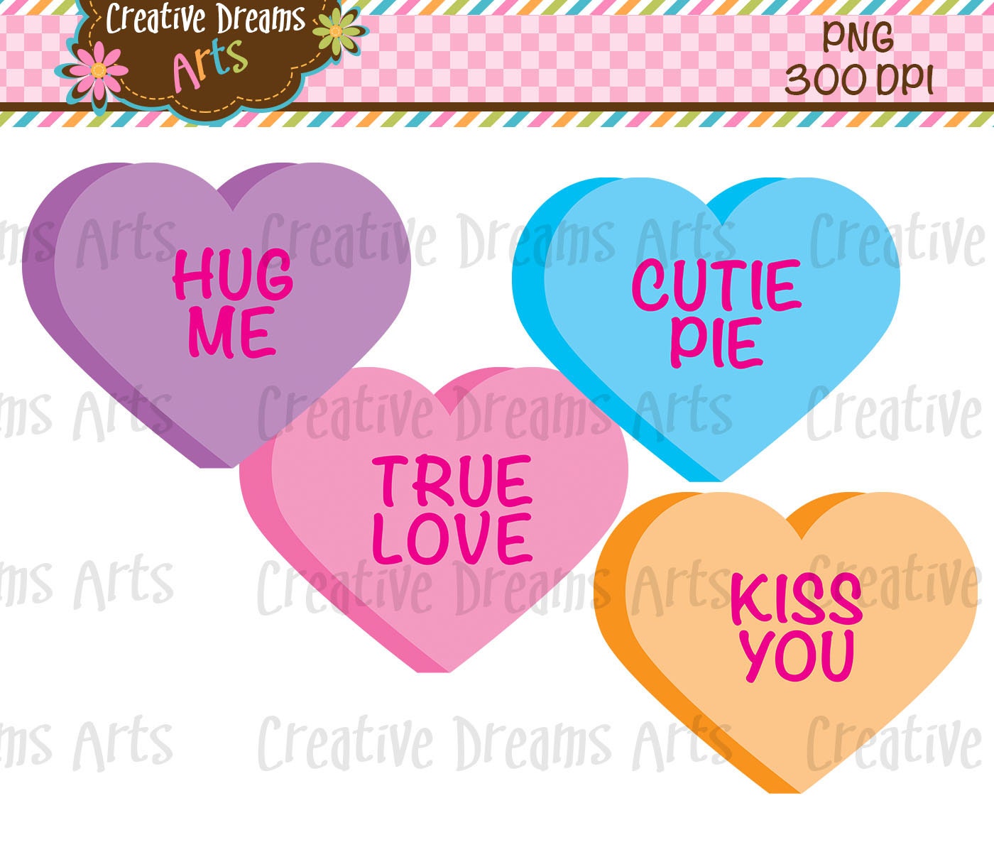 Sweethearts Digital Clip Art Instant Download - Etsy